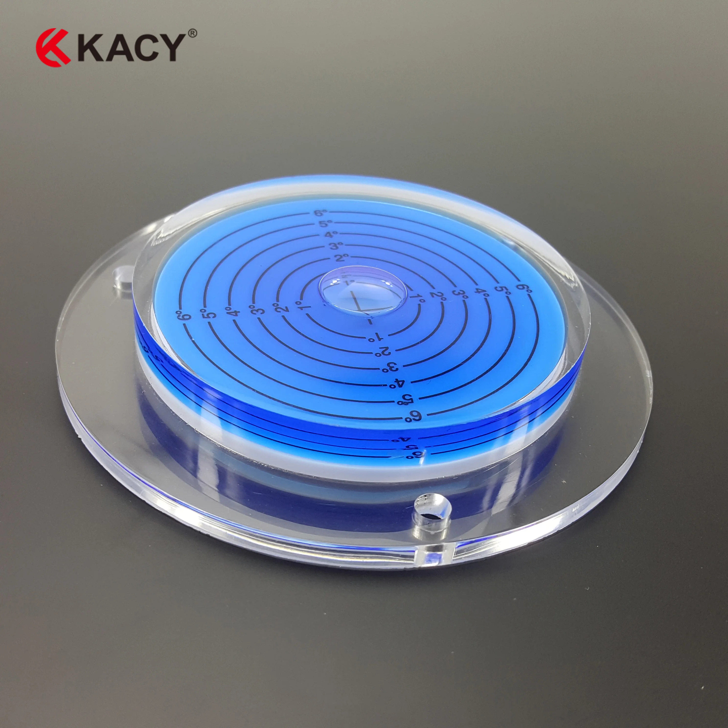 KACY Big Diameter Disc Surveying Spirit Level Big Round Bubble Level ...