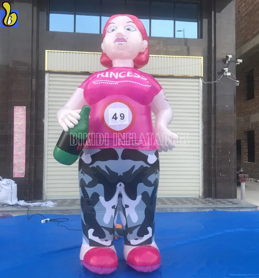 Awesome Inflatable Beautiful Lady Sarah Balloon for Celebration ...
