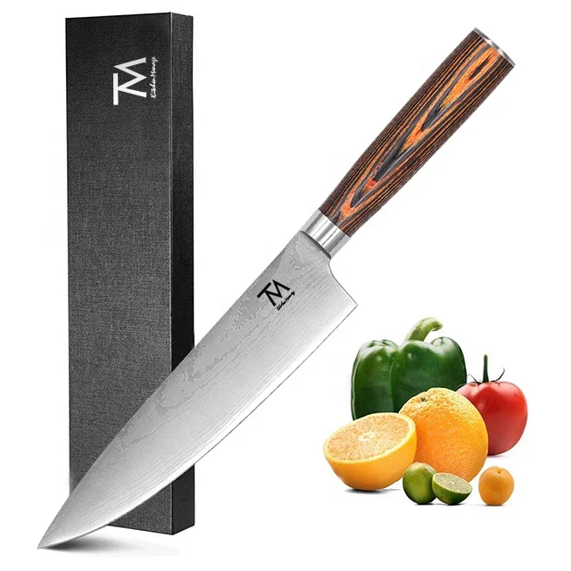 Couteau De Cuisin Koch Messer Cuchillo 8 Inch Professional Stainless ...