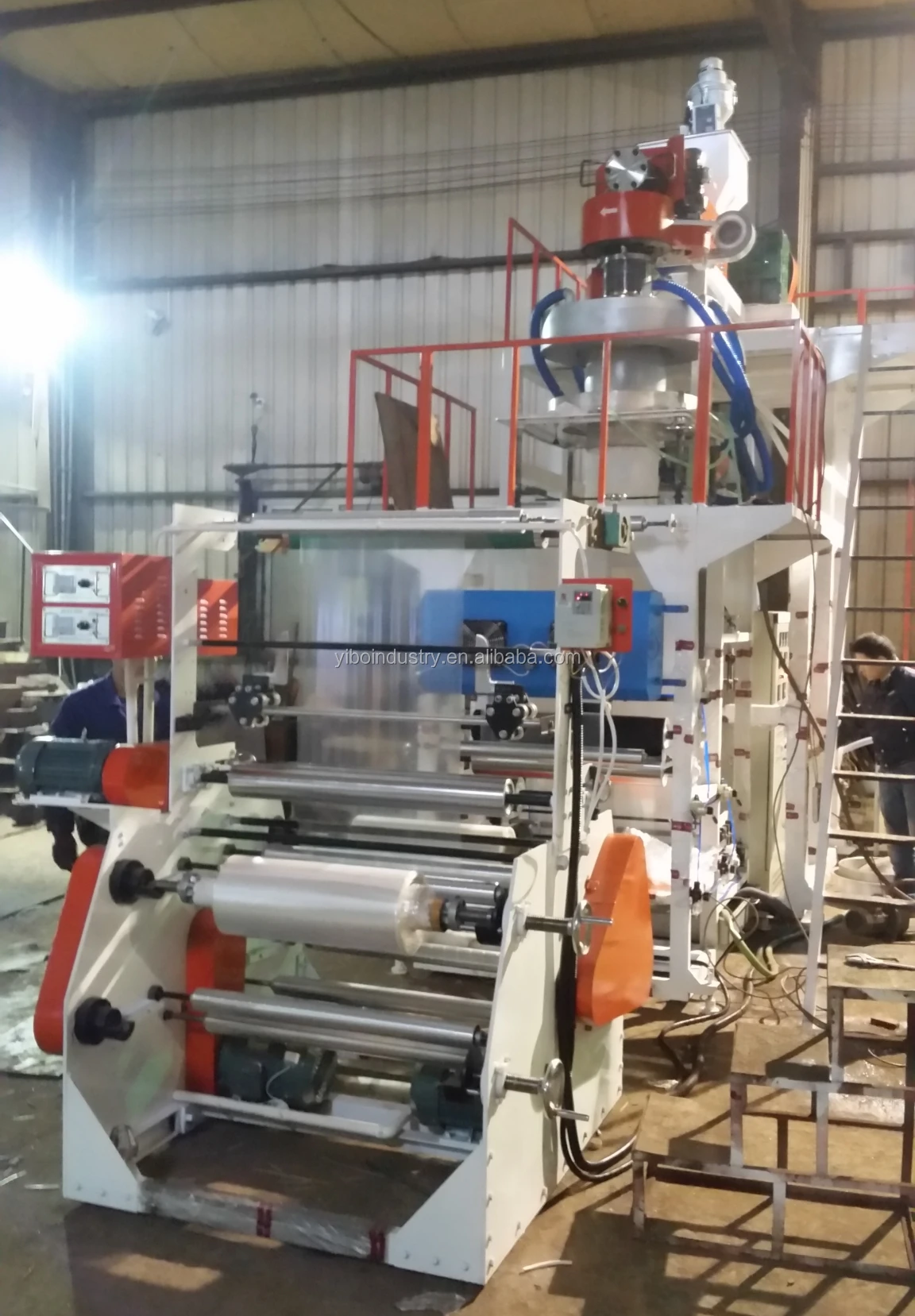 Sj50-fm700 Pp Bopp Opp Pe Plastic Extrusion Film Blowing Machine - Buy ...