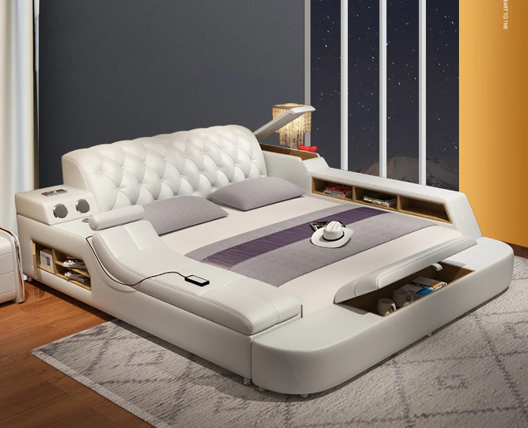 Modern Leather Fabric With Large Space Workable Intelligent Convenient ...