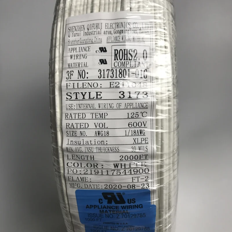 3f 9-26awg Ul3173 Low Smoke Xlpe Insulation Tinned Industrial Electric Cable Copper Wires ...