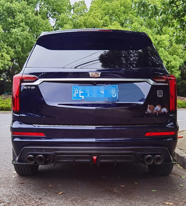 Auto Car Front Bumper Body Kits For Cadillac Xt6 2019-2021 Carbon Fiber ...
