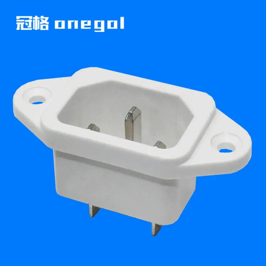 Cul Black Vertical Ac Power Socket Plug & Outlet With Standard ...