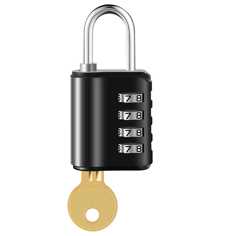 4 Digits Zinc Alloy Combination Padlock With Master Key - Buy 4 Digits ...