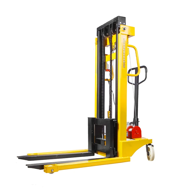 Wireless Remote Control Semi Electric Pallet Stacker Pallet Lifter ...