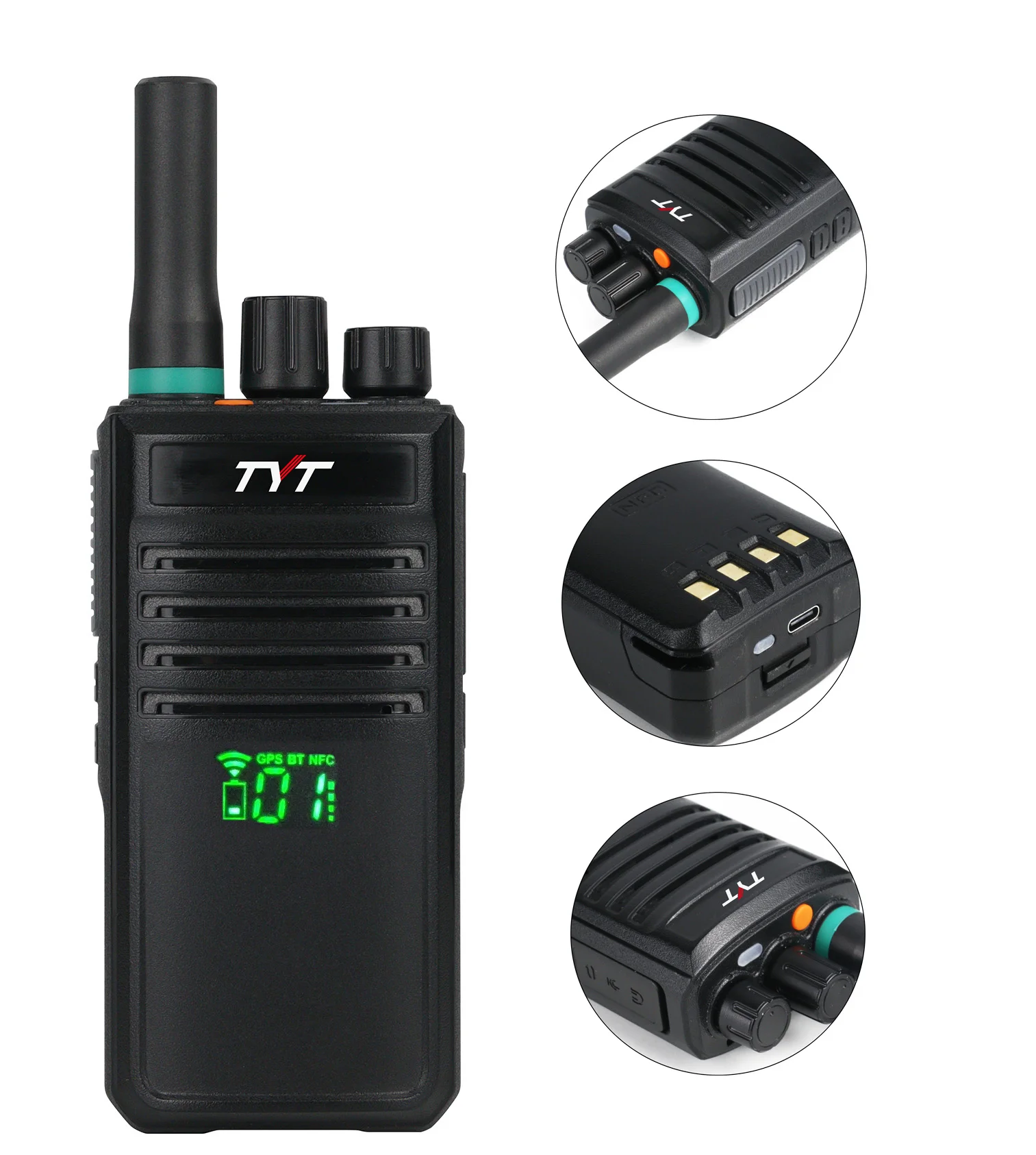 TYT IP-66 Network IP Radio 4G LTE with 5000mah Battery