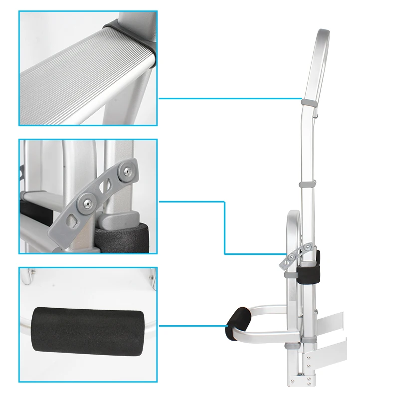 Tytxrv High Quality Exterior Folding Ladder Caravan Aluminium Rear ...