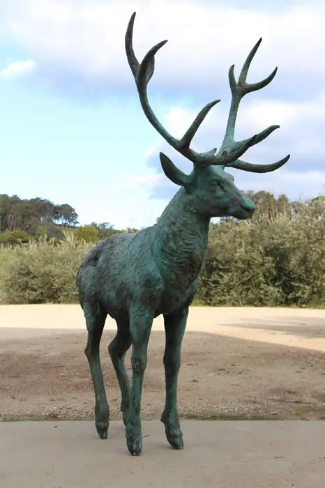 Skyfall Movie Bronze Stag Statue - Outdoor Decor Animal