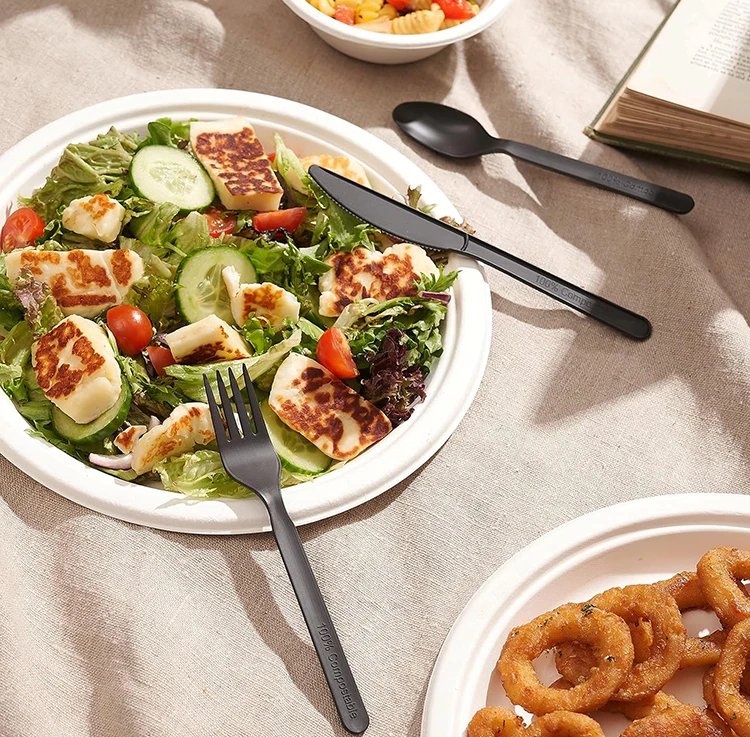 EcoNewLeaf CPLA Cutlery Manufacturer 100% Compostable Forks Spoons ...