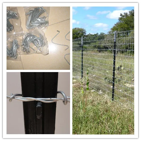 2.8mm Fasten T Post Hot Dipped Galvanized Fence Clips| Alibaba.com