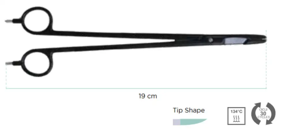 Innovative Surgical Bipolar Forceps - Surgery Clamp Scissors 19cm ...