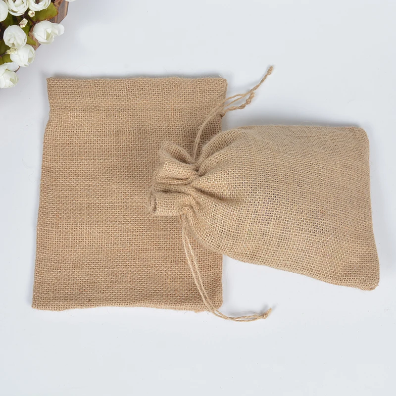 Eco-friendly Jute Bags for Coffee Beans and Gift Packing