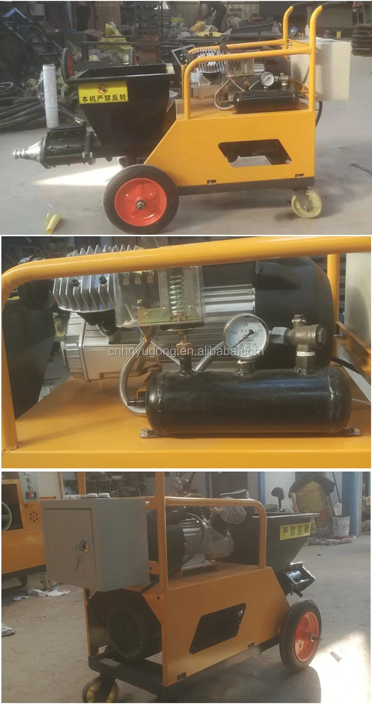 Construction Machinery Stucco Spray Plaster Pump Machine Products from ...