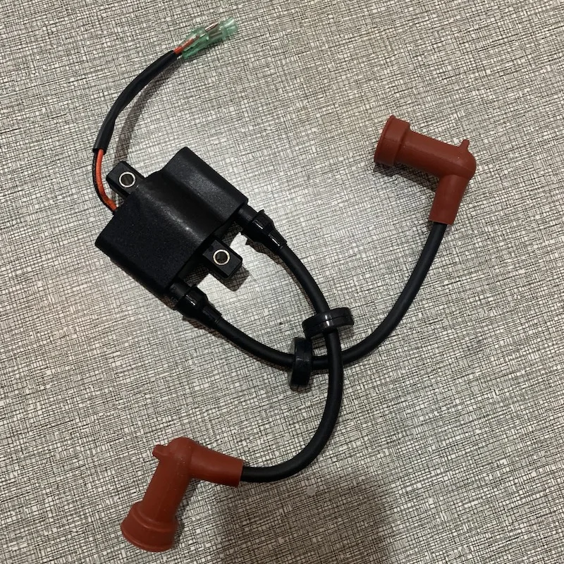 Farmarine Boat Motor Ignition Coil 40hp For 2 Stroke Outboard Motor 66t ...
