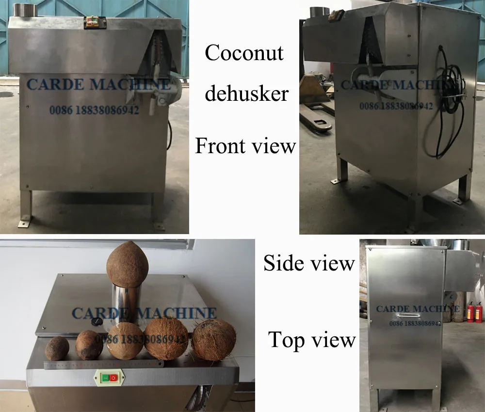 Manual Coconut Dehusker Desheller Husk Remover Coconut Brown Skin ...