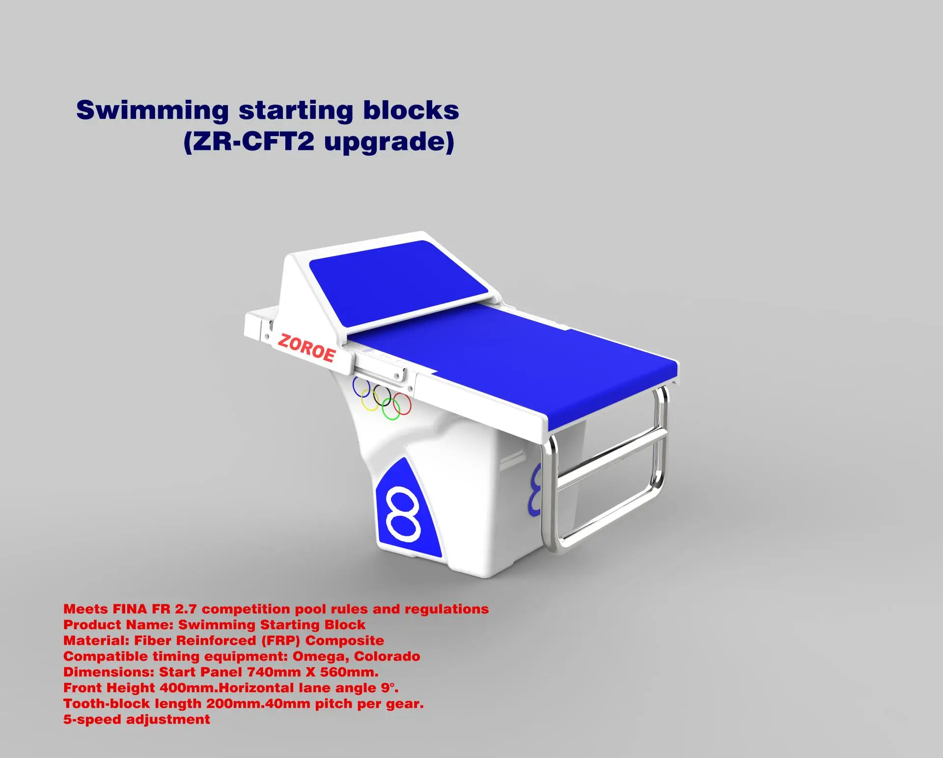 Fina Standard Starting Block For Swimming Pool - Buy Fina Standard ...