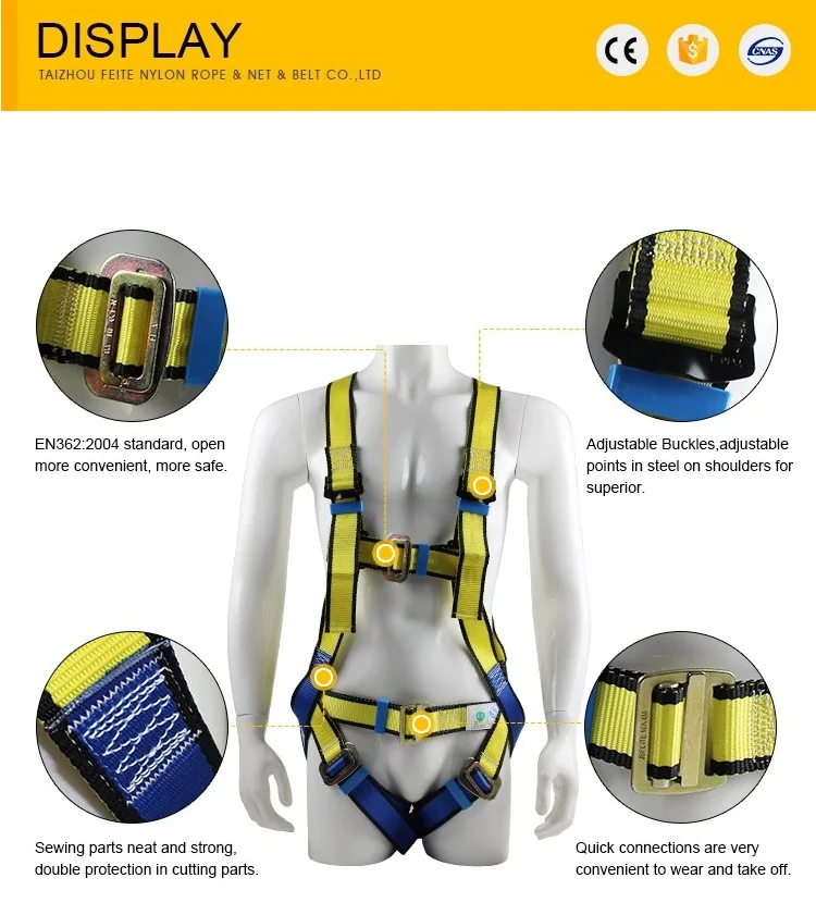 Easy Wear Suspension Trauma Full Body Safety Harness for Sale