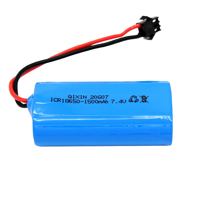 Lithium 18650 7.4v 1500mah Lithium Ion Rechargeable Batteries With Ce ...