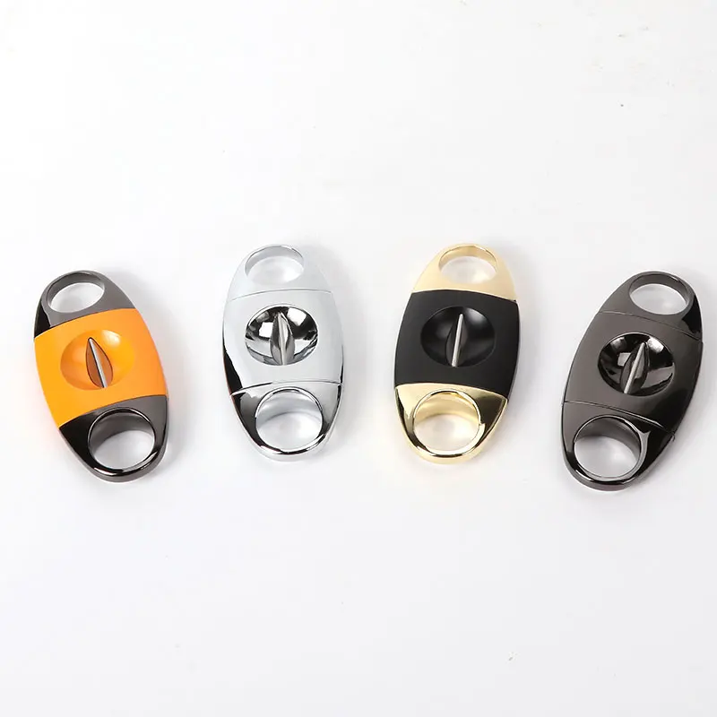 Luxury Table Top Custom Cigar Cutter V Cut Wholesale Guillotine ...