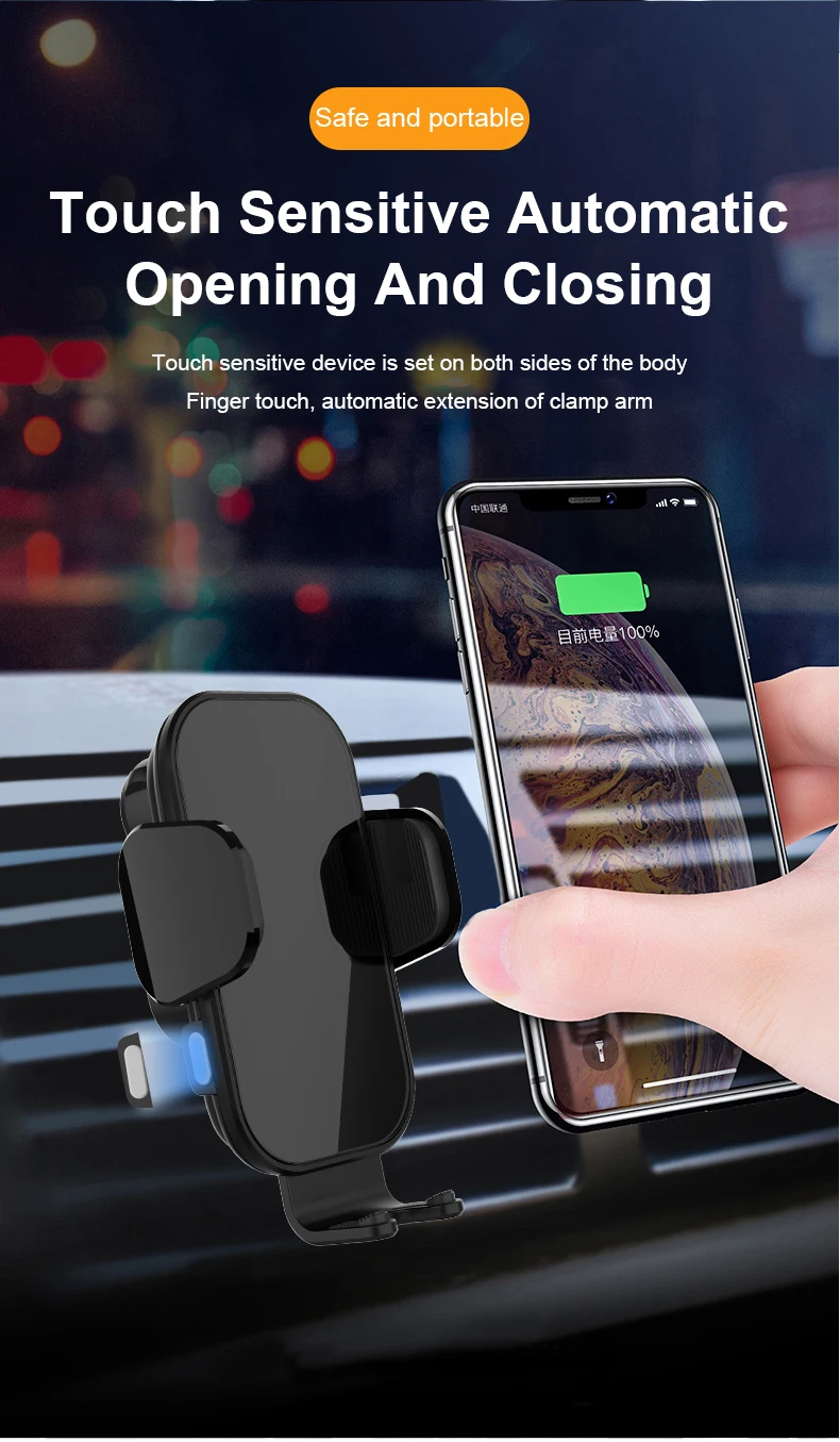 Newest Technology Smart Auto Coil Induction Wireless Charger 10w 15w ...