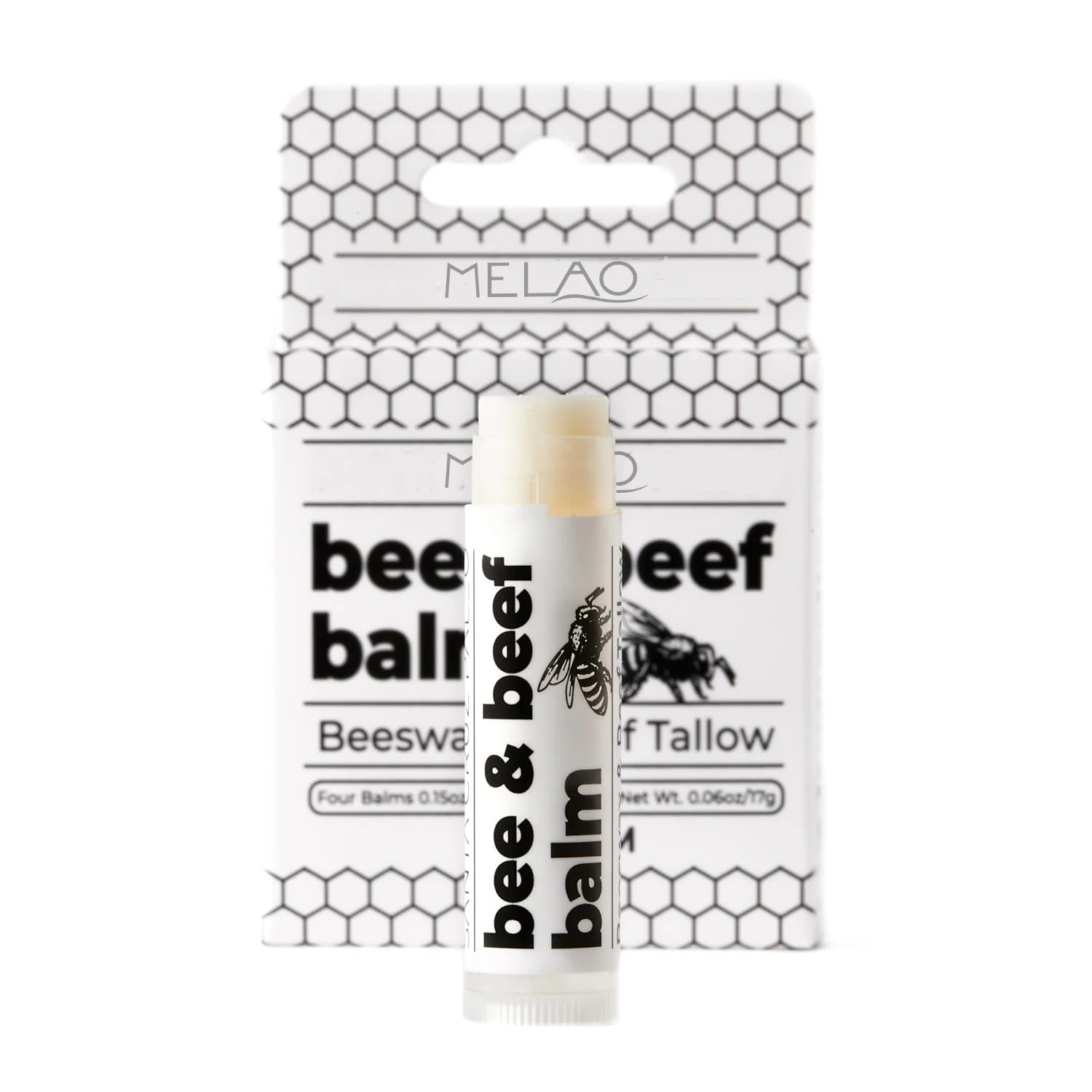Grass Fed Organic Beef Tallow Lip Balm Stick Tallow Balm Beeswax Lip ...