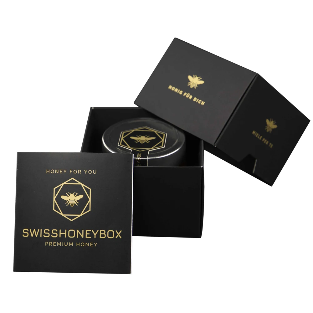Luxury Custom Paper Packing Envases Miel Honey Jar Gift Box Packaging ...