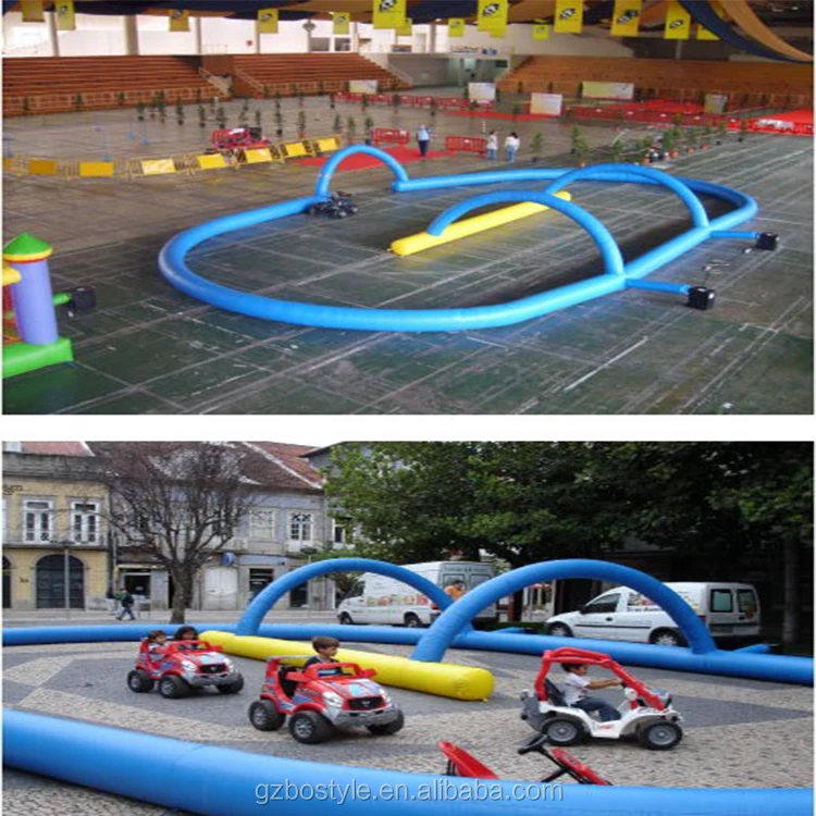 Customized Inflatable Race Car Circuit Track Arena for Sale