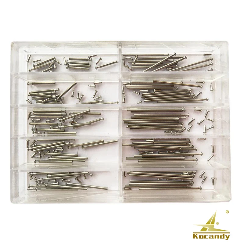 Tube Friction Pin Pressure Bars Pins & Rivet Ends For Watch Band Clasp ...