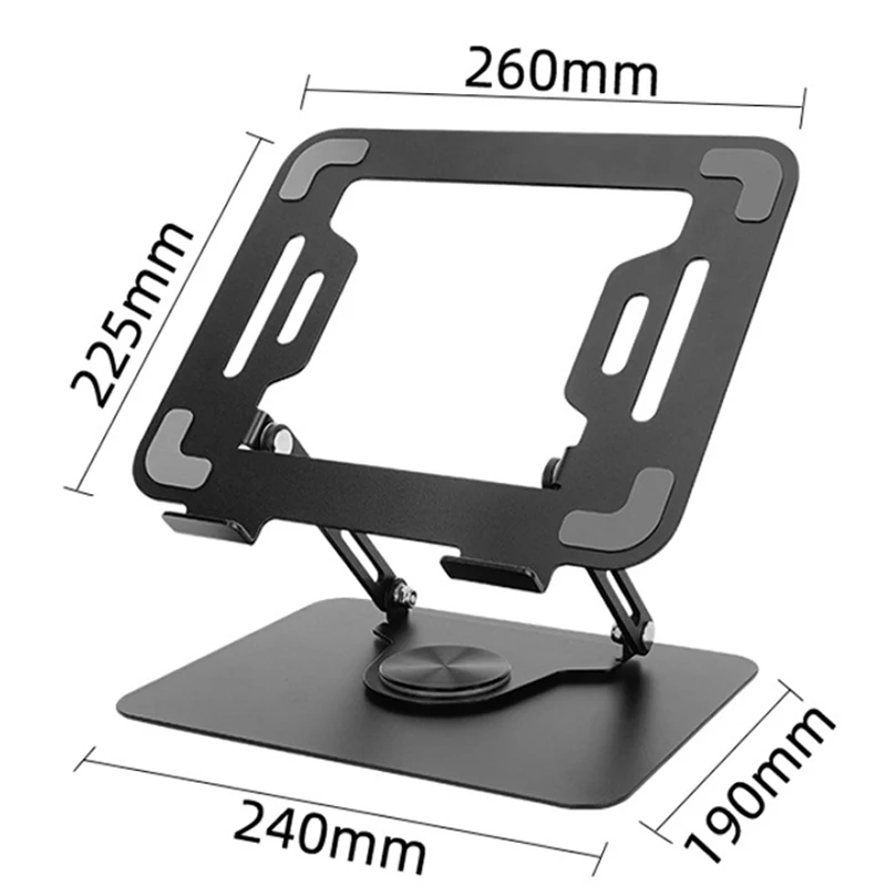 Cheap Office Deak Laptop Stand 10-17 Inch 360 Rotating Adjustable ...