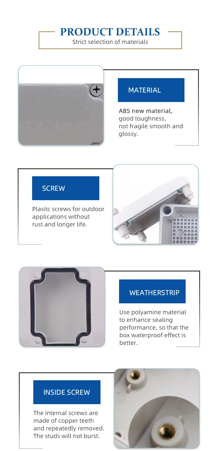 Custom Small Ip65 Ip66 Ip67 Ip68 Waterproof Pvc Electrical Enclosure ...