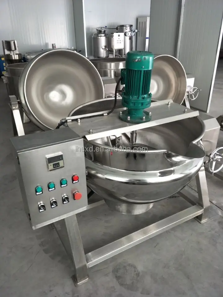 Sugar Mixing Machine Jacketed Kettle With Stirrer/Granulated Candy ...