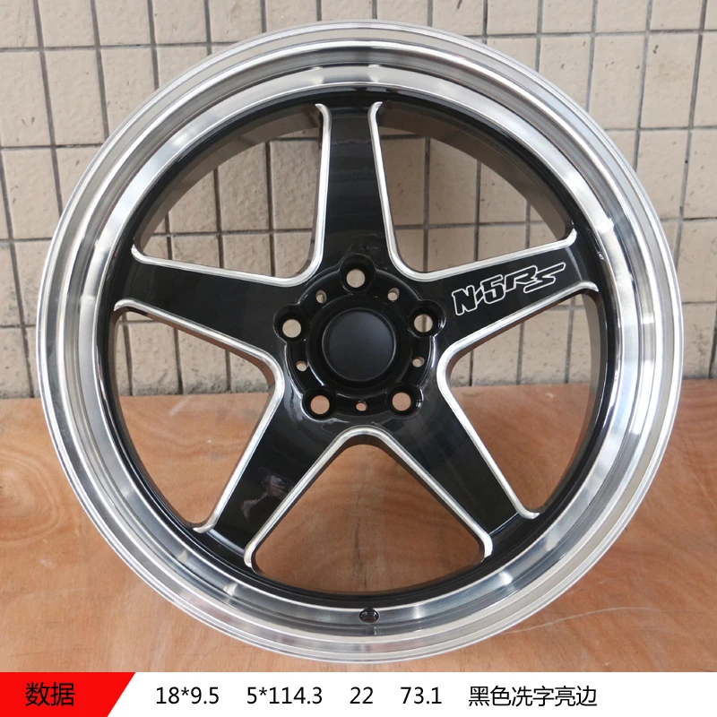 18 Inch Deep Dish Chrome Alloy Wheels 5-Spoke Rims OEM | Wholesale
