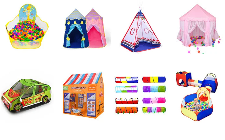 Child Colored Play Tunnel - Fun Crawl through Tent for Kids