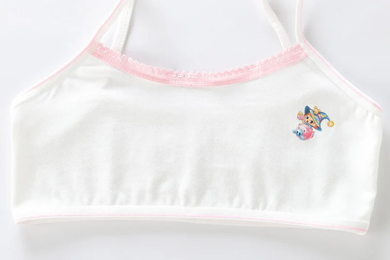 5pieces Of Girls Bra Developmental Period 6-9-11-12 Years Old Childrens ...