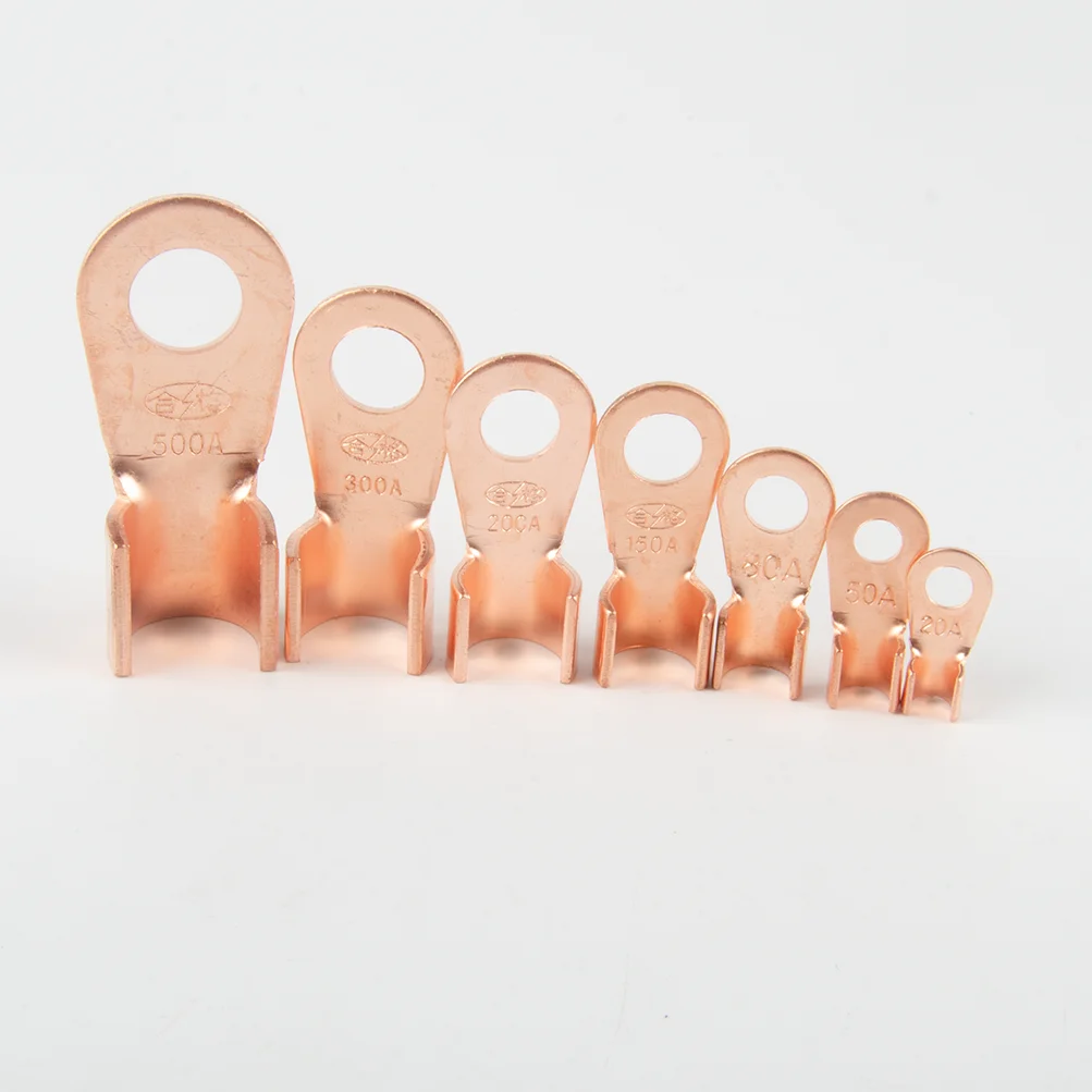 Open Nose Ot Copper Nose Connector Thickened Copper Wire Lugs Terminal ...