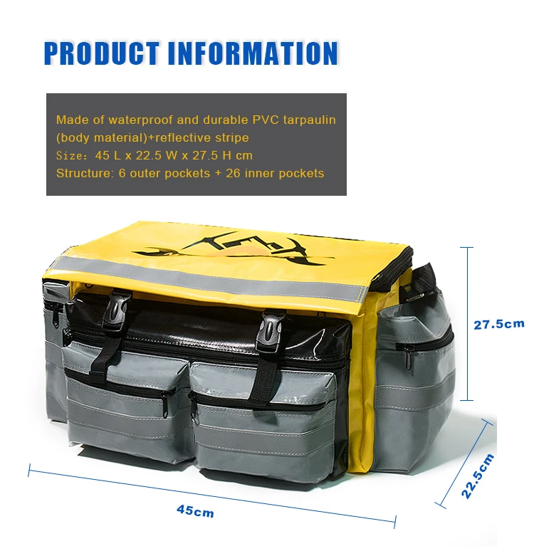 Folding Heavy Duty Vinyl Electrical Tool Kit Bags Tarpaulin PVC Tool Bag
