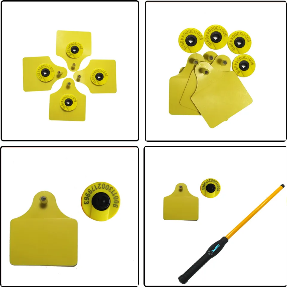 Custom ISO11784/5 FDX-B RFID Ear Tag for Cattle Cow Goat Long Range TPU ...