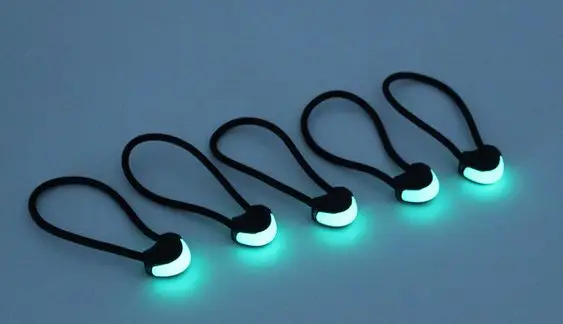 Custom Glow In The Dark Zipper Pull Puller For Outdoor Clothing - Buy ...