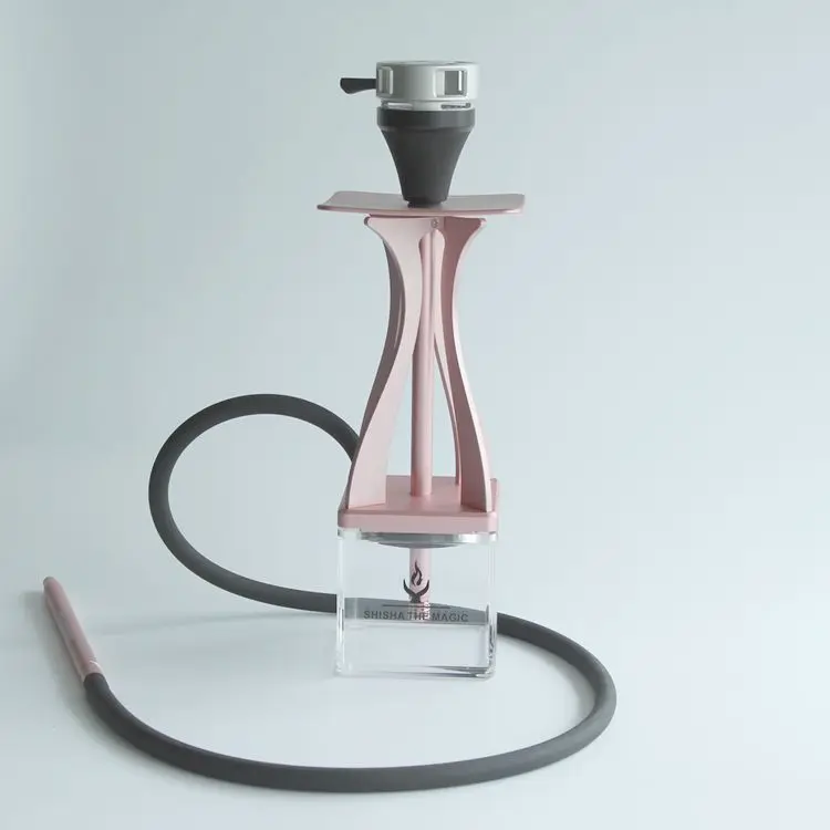 Custom Modern Sheesha Hookah Box Aluminum Acrylic Hookah Without Bowl ...