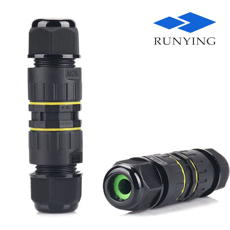 M25B IP68 Waterproof Underwater Junction Box 2 Pin LED Connector