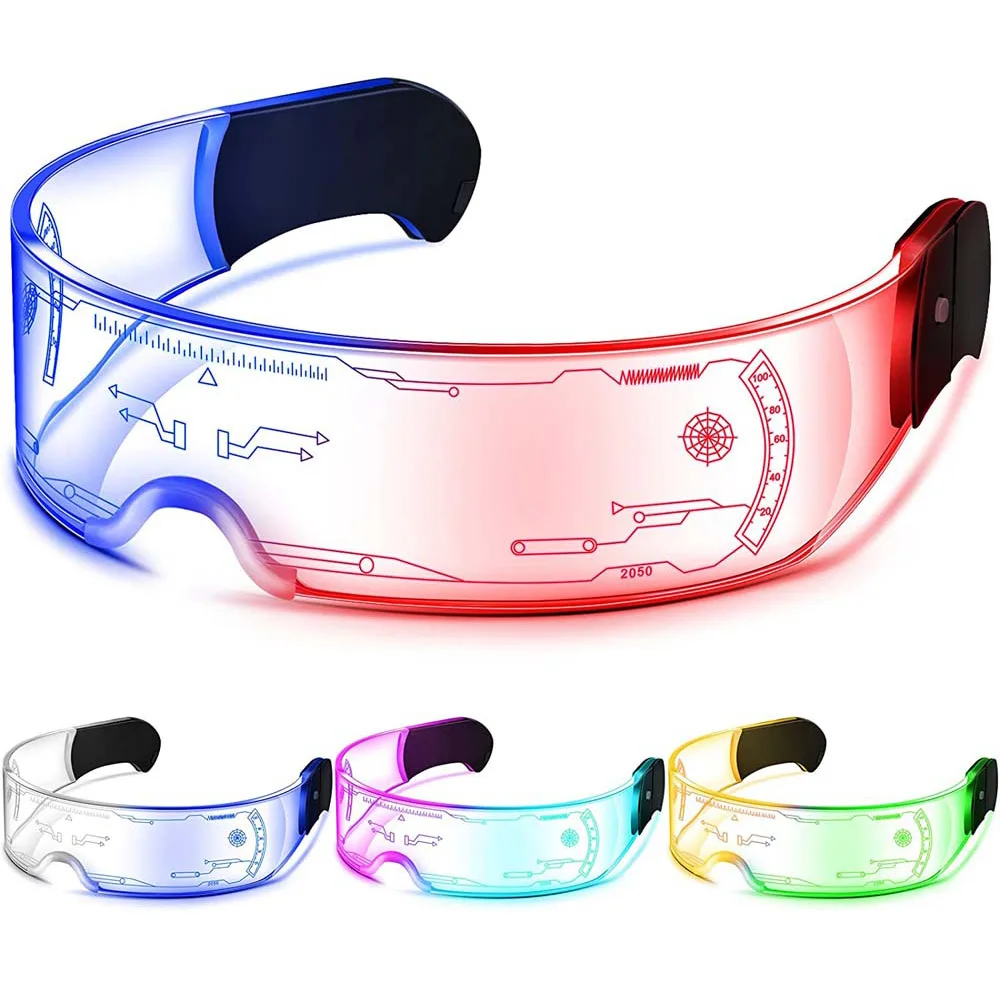 Aa Free Sample Glow In The Dark Toys For Kids Adults Light Up Glasses ...