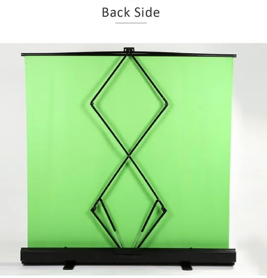 Retractable Green Screen Backdrop - Perfect for Photography