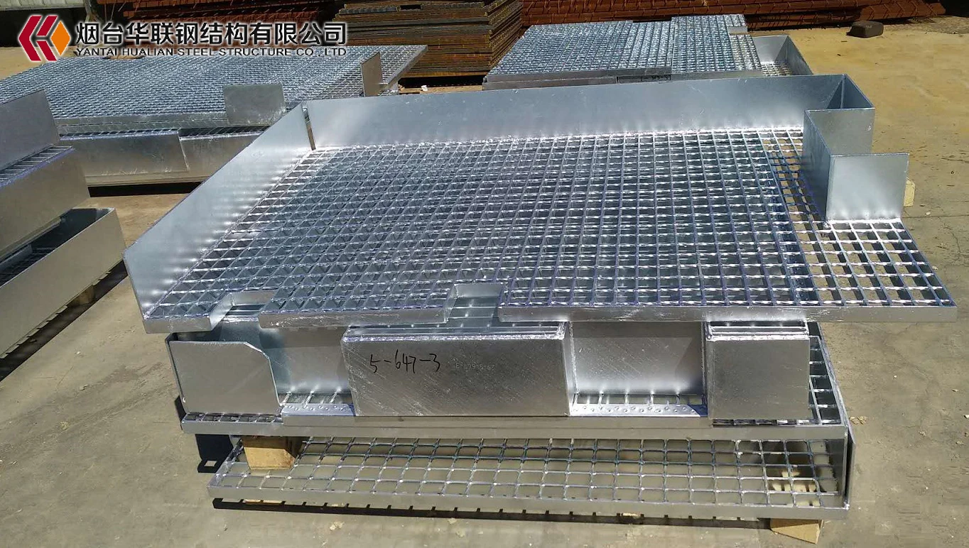 Galvanized Steel Grating with Kick Plate - Durable & Versatile