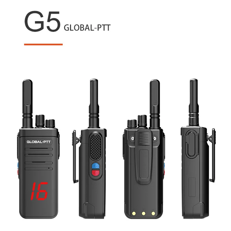 G5 Global-ptt Poc Radio 4g Lte Two-way Radio Walkie Talkie Mobile Intercom Wireless Portable ...