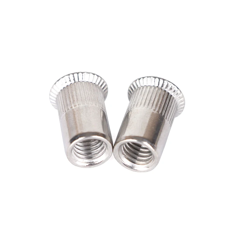 A2 Stainless Steel Rivet Nut Countersunk Knurled Open End - Buy ...