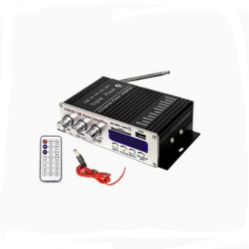 Hifi Mini Wireless Power Amplifier 20w*2 High And Low Bass Adjustment U ...