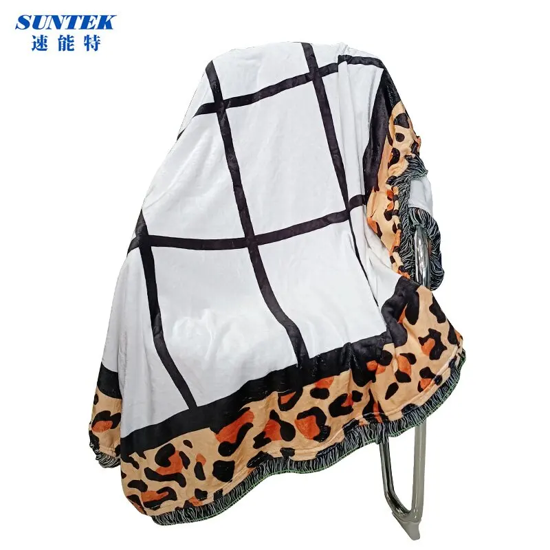 Bleached Sublimation Fleece Blanks Baby Blanket 100% Polyester Bleached ...