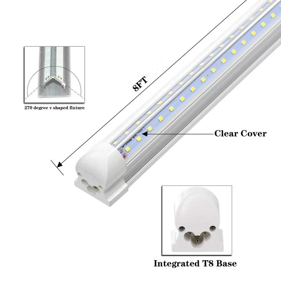 Indoor Lighting Fixtures Led Light Integrated T8 3ft 0.9m 12w 14w Led ...