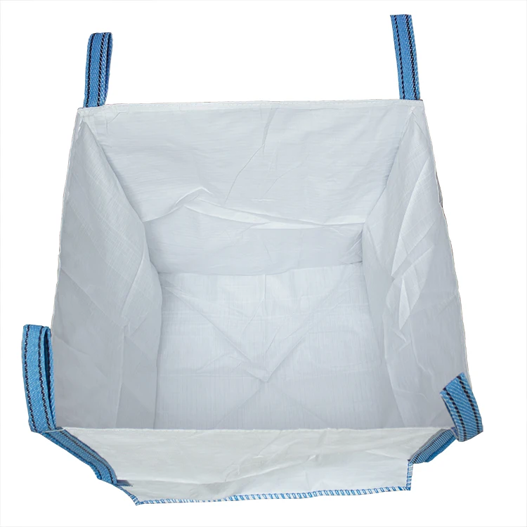 Fibc Bulk Bag Concrete Washout White Bag Open Top Flat Bottom Woven ...